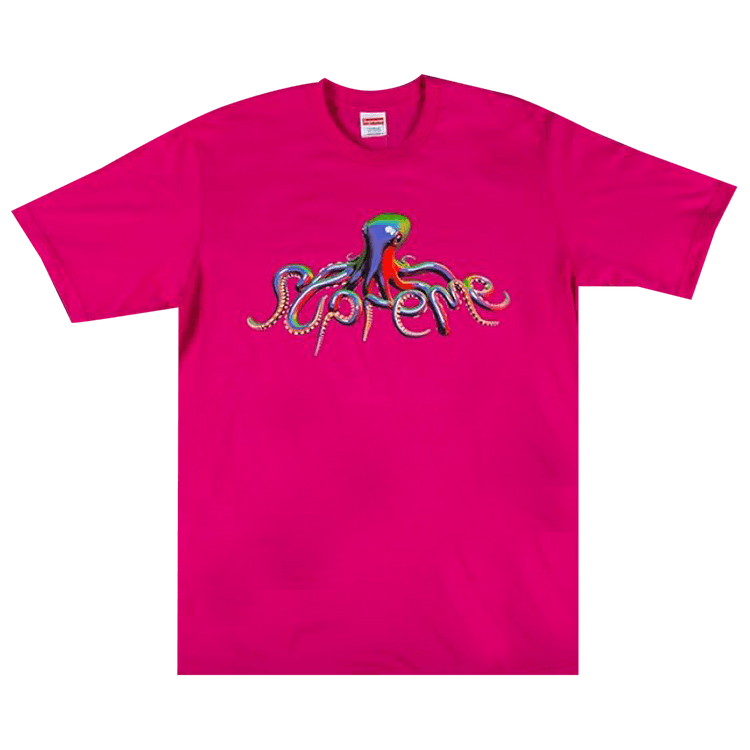 Buy Supreme Tentacles Tee 'Hot Pink' - SS18T45 HOT PINK | GOAT