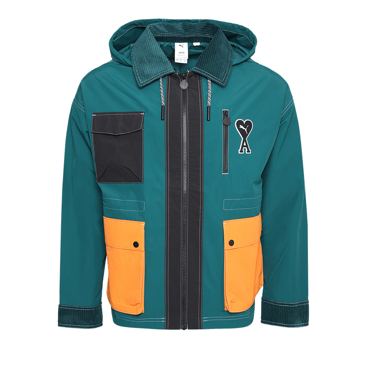 Puma x Ami Jacket 'Varsity Green' | GOAT