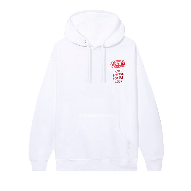 Buy Anti Social Social Club x Raising Canes Shimmer Stack Hoodie 'White ...