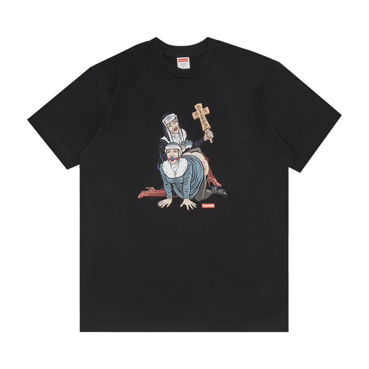 Buy Supreme Nuns Tee 'Black' - FW22T16 BLACK | GOAT