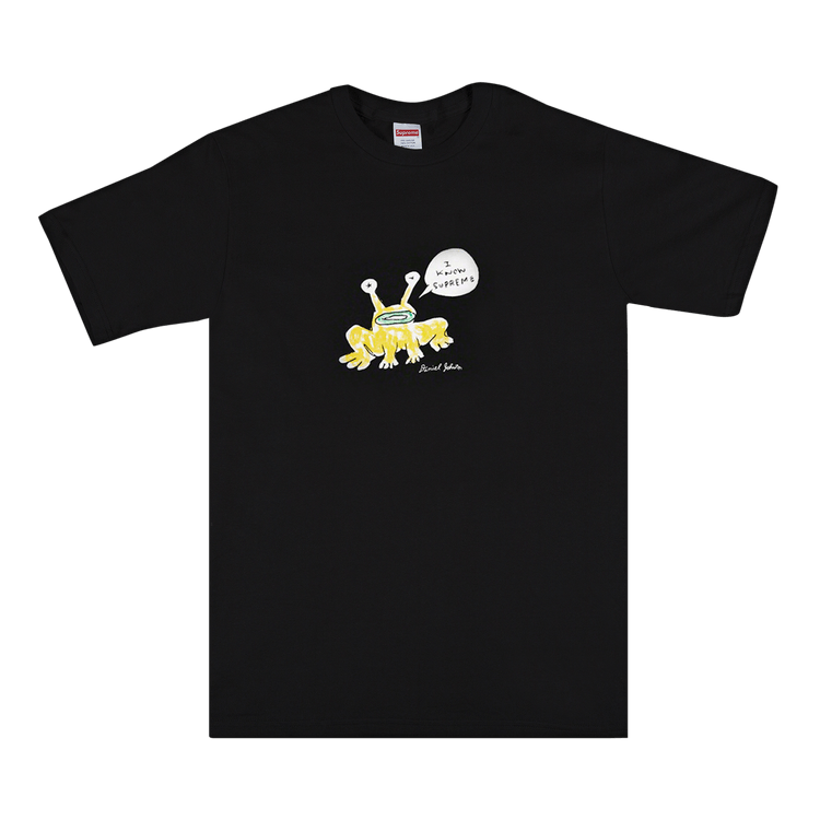 Buy Supreme x Daniel Johnston Frog Tee 'Black' - SS20T44 BLACK | GOAT
