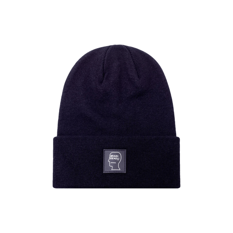 Brain Dead Logo Head Wool Beanie 'Black' | GOAT