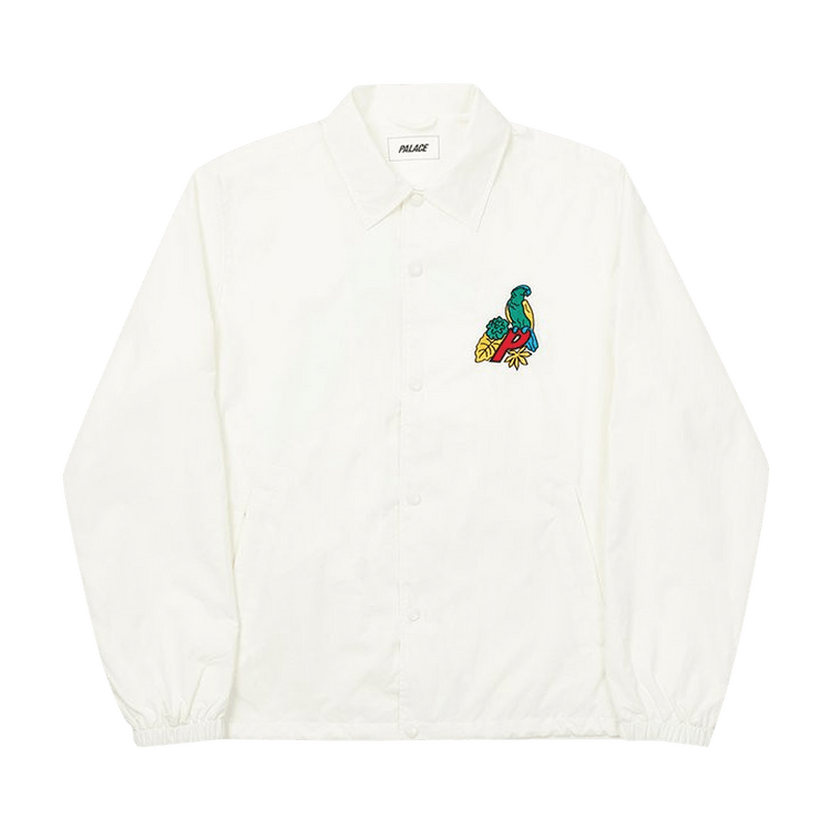 Buy Palace Parrot Palace-3 Coach Jacket 'White' - P19JK004 | GOAT