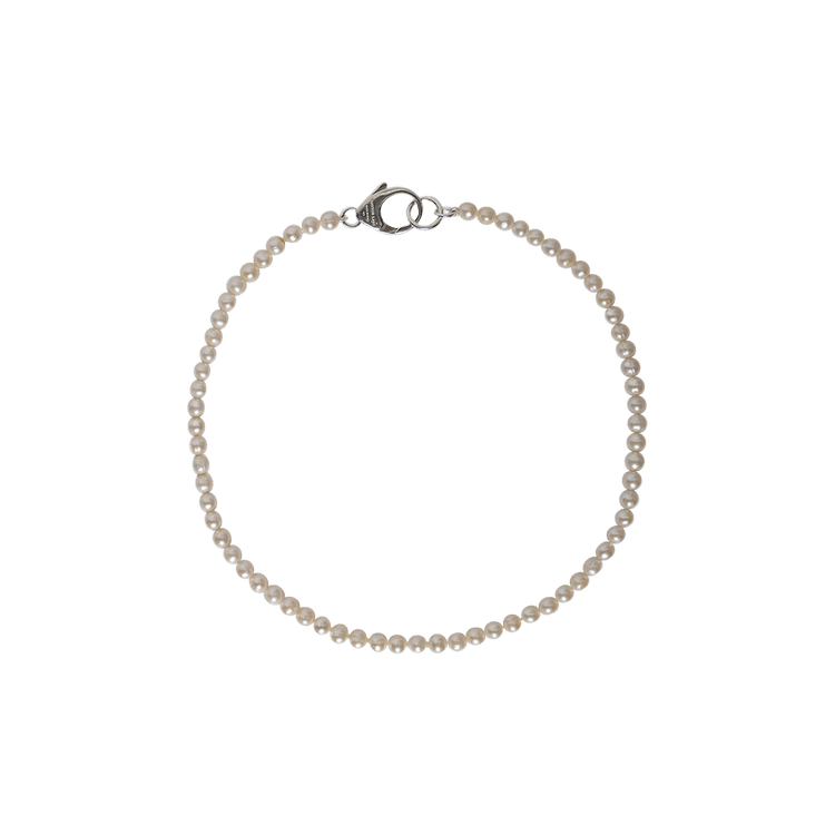 Hatton Labs White Classic Pearl Chain 'Silver' | GOAT UK