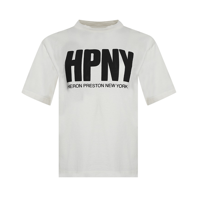 Heron Preston Regular Short Sleeve Tee White Black Goat