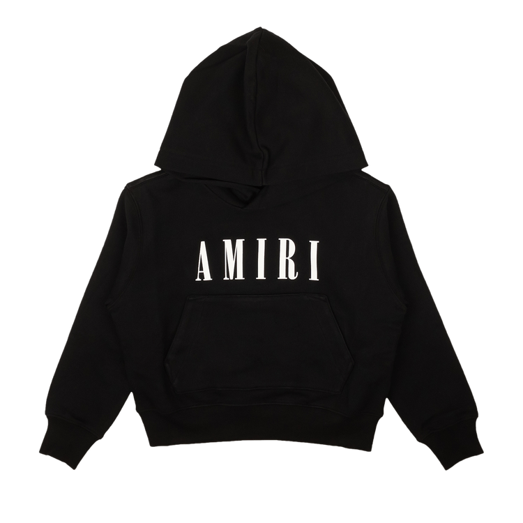 Amiri Logo Pullover Hoodie 'Black' | GOAT