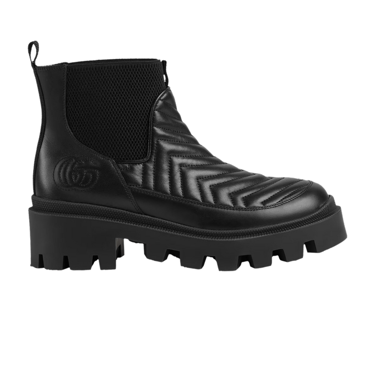 Buy Gucci Wmns Matelassé Chelsea Boot 'Triple Black' - 643958 DH7D0 ...