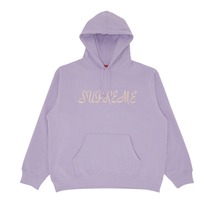 Buy Supreme Script Hooded Sweatshirt 'Violet' - SS23SW57 VIOLET | GOAT