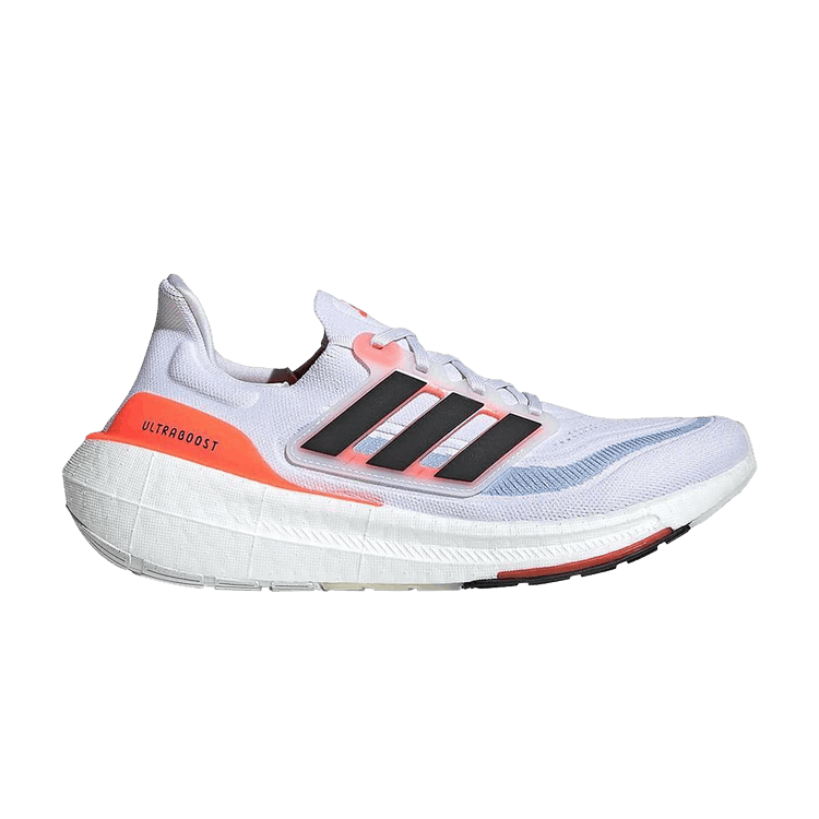 Buy UltraBoost Light 'White Solar Red' - HQ6351 | GOAT