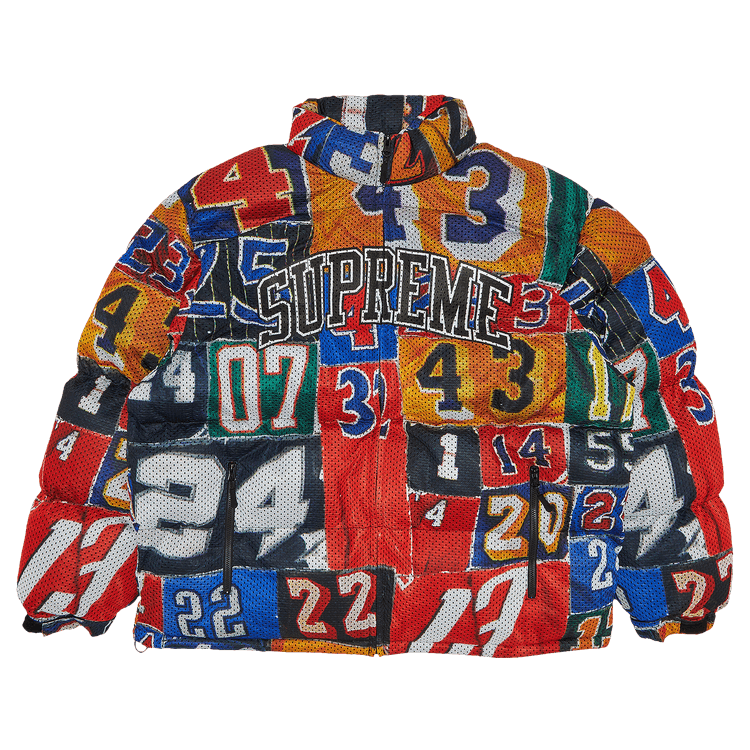 Buy Supreme Mesh Jersey Puffer Jacket 'Multicolor' - SS23J28 MULTICOLOR ...