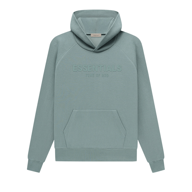 Buy Fear of God Essentials Waffle Raglan Hoodie 'Sycamore ...