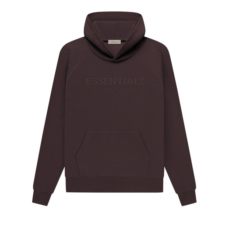 Buy Fear of God Essentials Waffle Raglan Hoodie 'Plum' - 192BT224025F ...