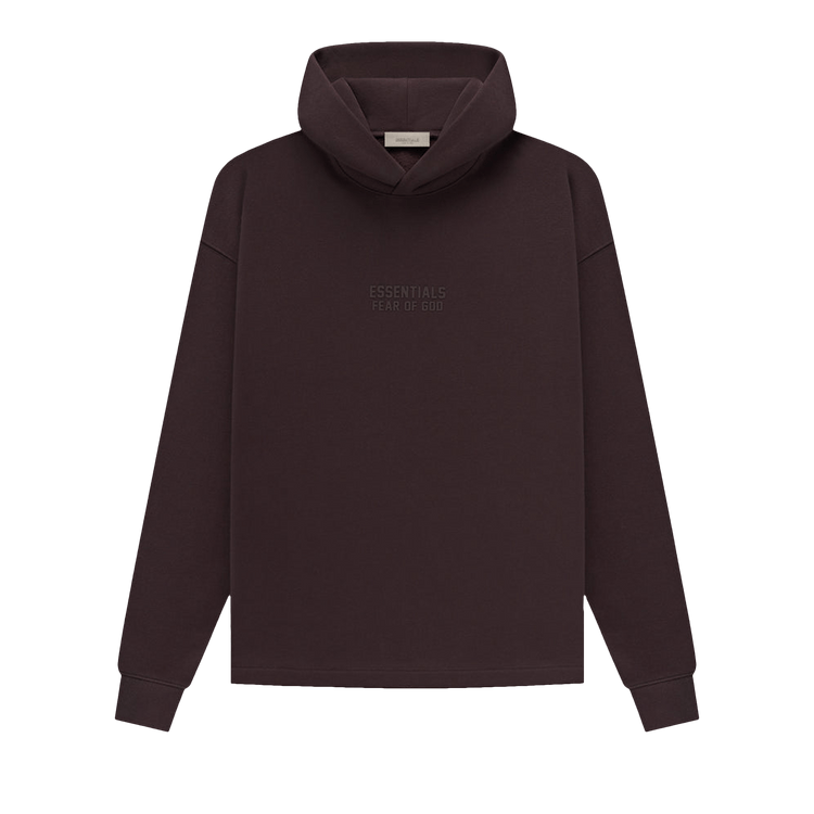 Buy Fear of God Essentials Relaxed Hoodie 'Plum' - 192BT222095F | GOAT