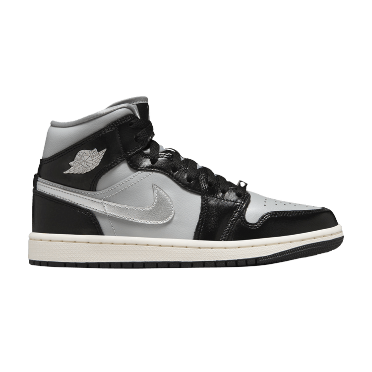 Buy Wmns Air Jordan 1 Mid SE 'Black Chrome' - FB9892 002 - Black | GOAT