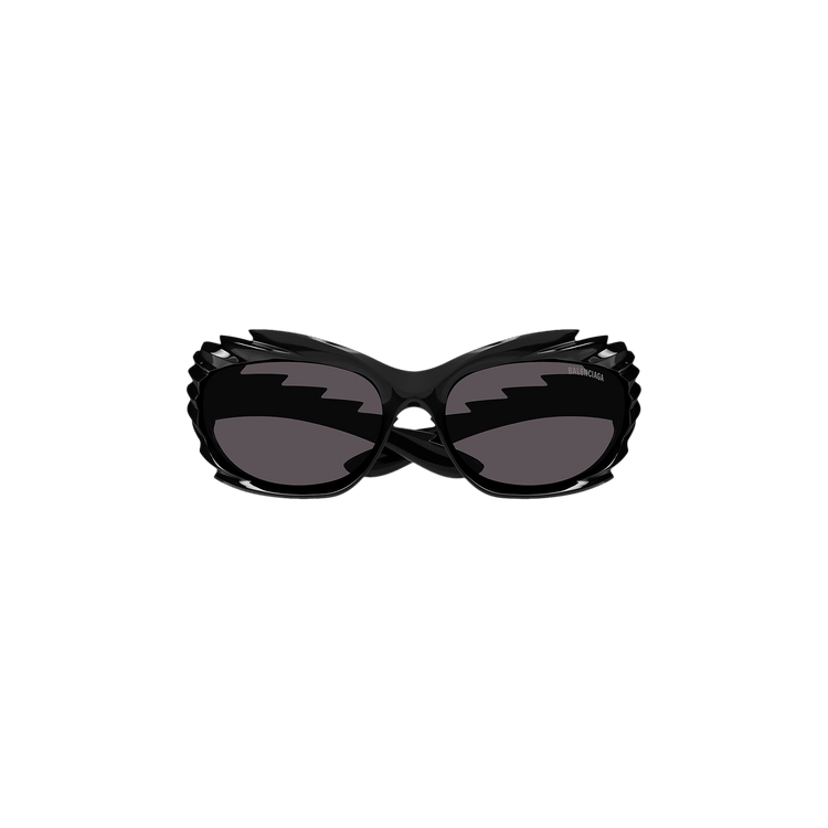Buy Balenciaga Spike Rectangle Sunglasses 'Black' - BB0255S 001 | GOAT