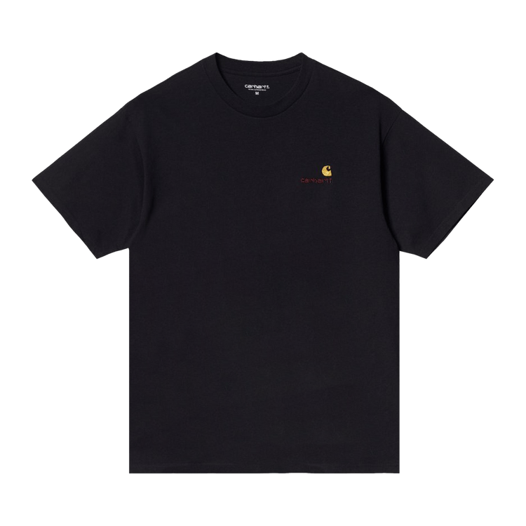 Buy Carhartt WIP American Script Short-Sleeve T-Shirt 'Black' - I029956 BLAC | GOAT