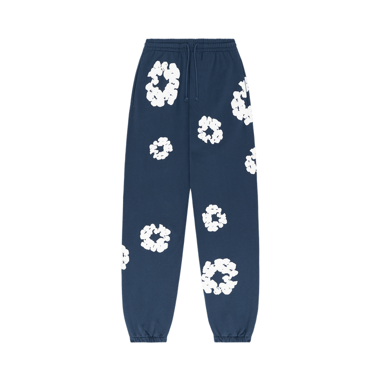 Buy Denim Tears The Cotton Wreath Sweatpants 'Navy' - 401 080 30 NAVY ...