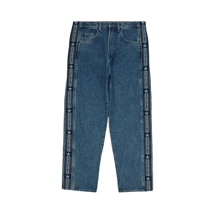 Buy Supreme Snap-Off Baggy Jean 'Washed Blue' - FW23P37 WASHED BLUE | GOAT