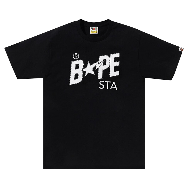 Buy BAPE Crystal Stone Bape Sta Logo Tee 'Black' - 1J80 110 037 BLACK ...