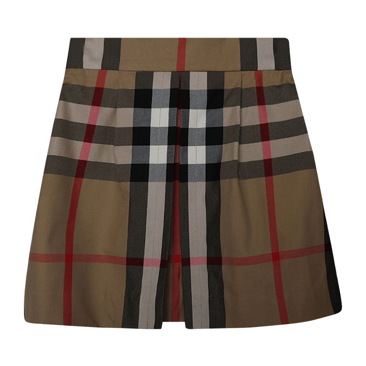 Buy Burberry Kids Vintage Check Pleated Skirt 'Archive Beige' - 8061826 | GOAT