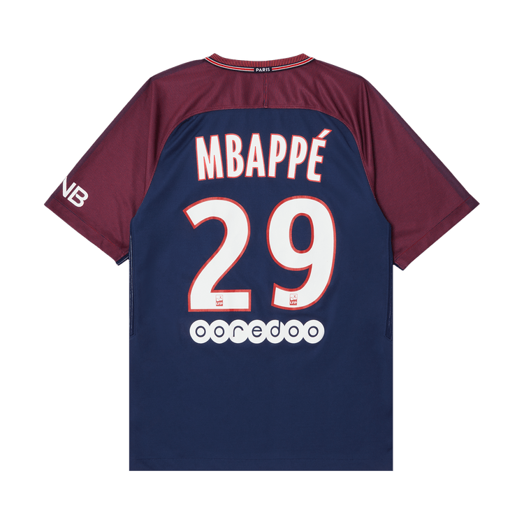 Buy Pre-Owned Paris Saint-Germain Mbappé #29 Home Stadium Jersey 'Navy ...
