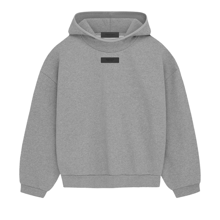 Buy Fear of God Essentials Pullover Hoodie 'Dark Heather Oatmeal ...