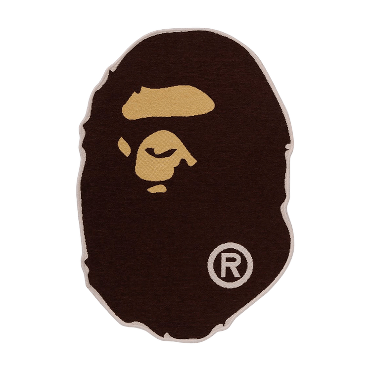 Buy BAPE Ape Head Rug Mat 'Brown' - 1H20 182 073 BROWN | GOAT