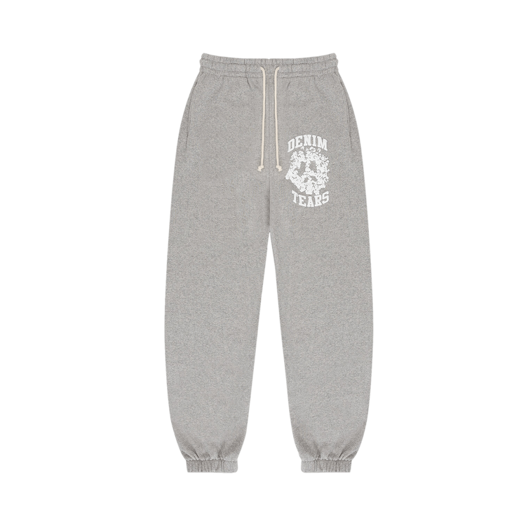 Buy Denim Tears University Sweatpants 'Grey' - 401 070 GREY | GOAT