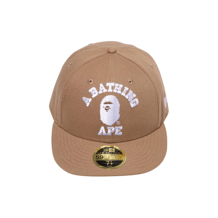 Buy BAPE College New Era 59FIFTY Low Profile Cap 'Beige' - 1K23 180 901 ...
