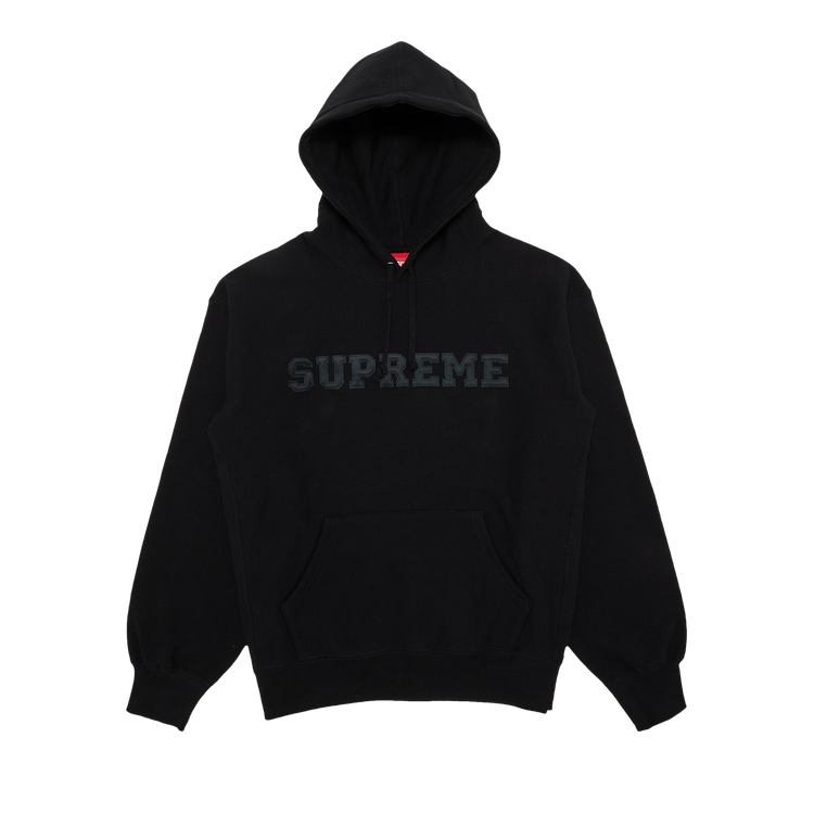Buy Supreme Collegiate Hooded Sweatshirt 'Black' - SS24SW19 BLACK | GOAT