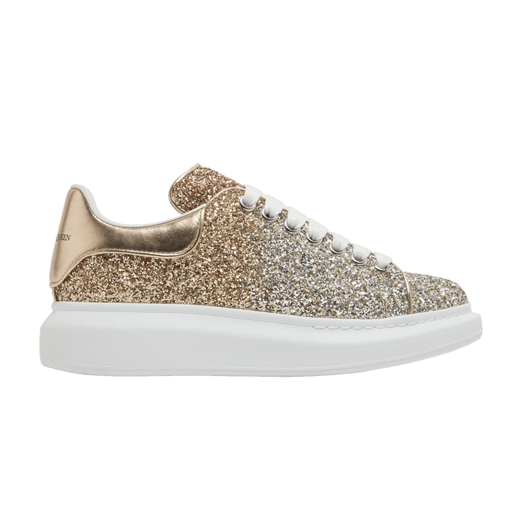 Alexander Mcqueen Wmns Oversized Sneaker 'Rose Gold Glitter' - Culture ...