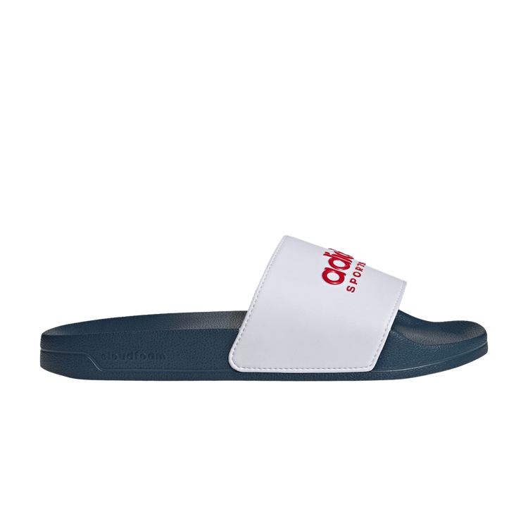 Buy Adilette Shower Slide 'White Scarlet Blue' - II0017 | GOAT