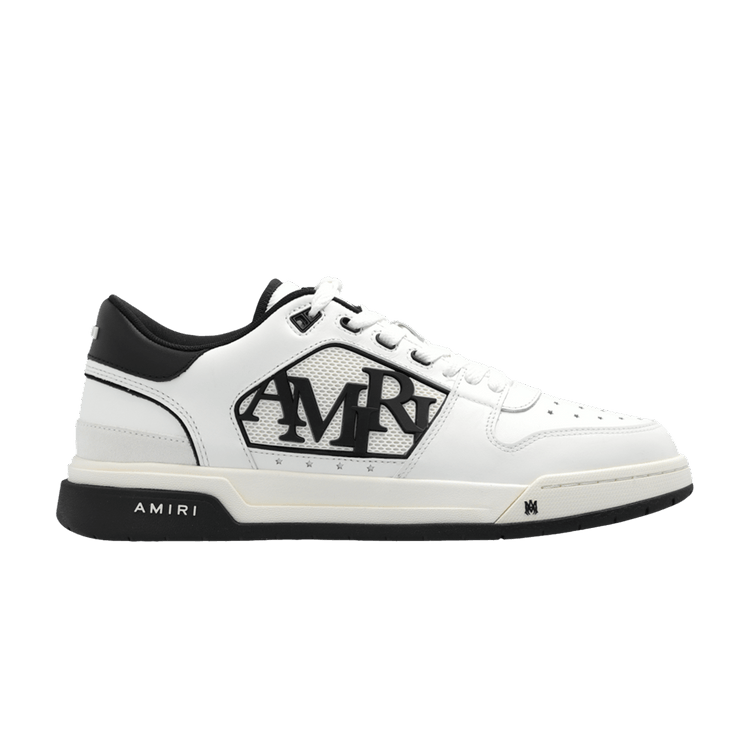 Buy Amiri Classic Low 'Logo - White Black' - AMFOSR1043 111 | GOAT