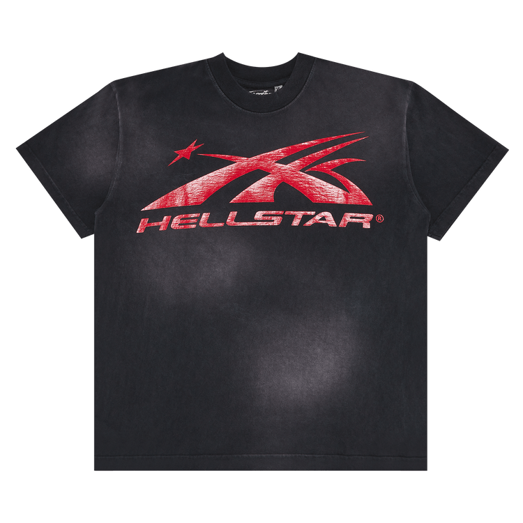 Buy Hellstar Gel Sport Logo T-Shirt 'Black/Red' - 9357 1FW230103GSLT ...