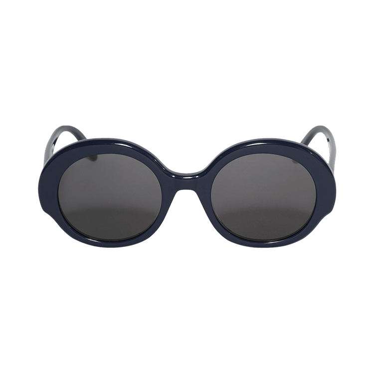 Loewe Round Slim Sunglasses Shiny Blue/Smoke Price in India | Culture ...
