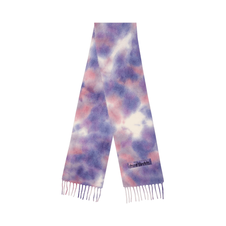 Acne Studios Tie-Dye Alpaca Wool Scarf 'Lilac' - Acne Studios | Buy ...