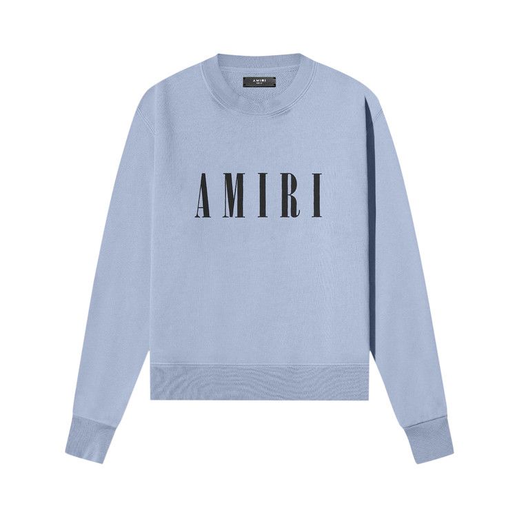 Amiri Core Logo Crew Dusty Blue Price in India | Culture Circle