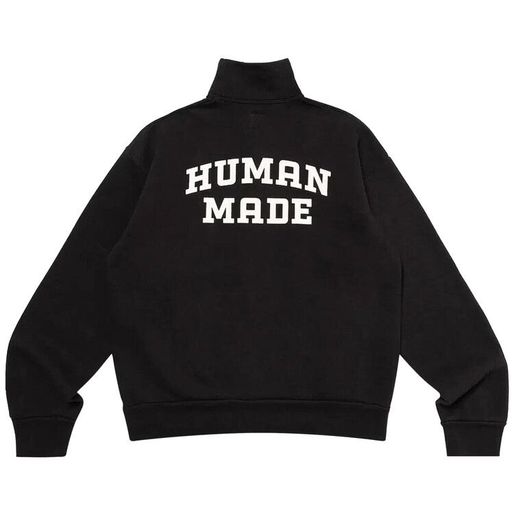Human Made Military Half-Zip Sweatshirt Black Price in India | Culture ...