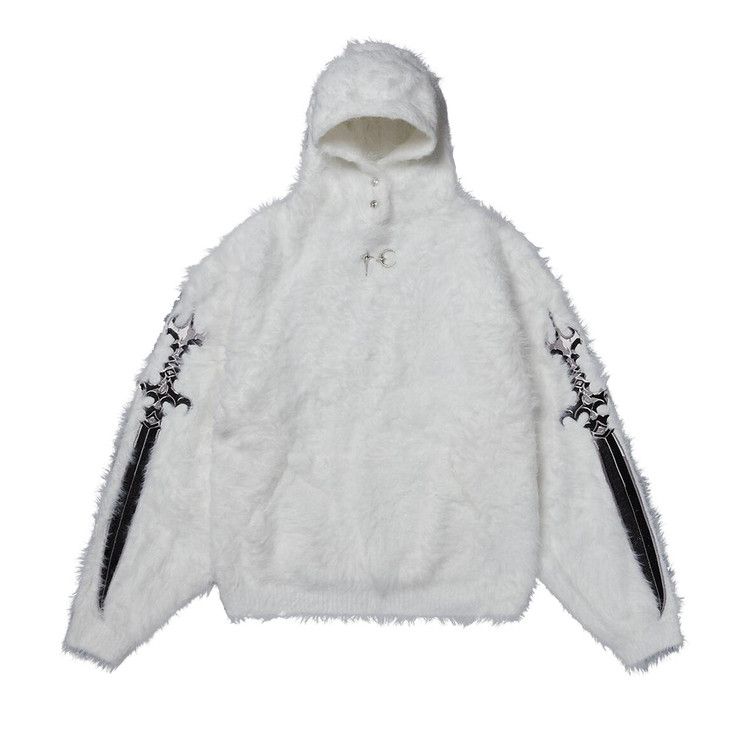 Thug Club Pack Fur Sword Hoodie White Price in India | Culture Circle