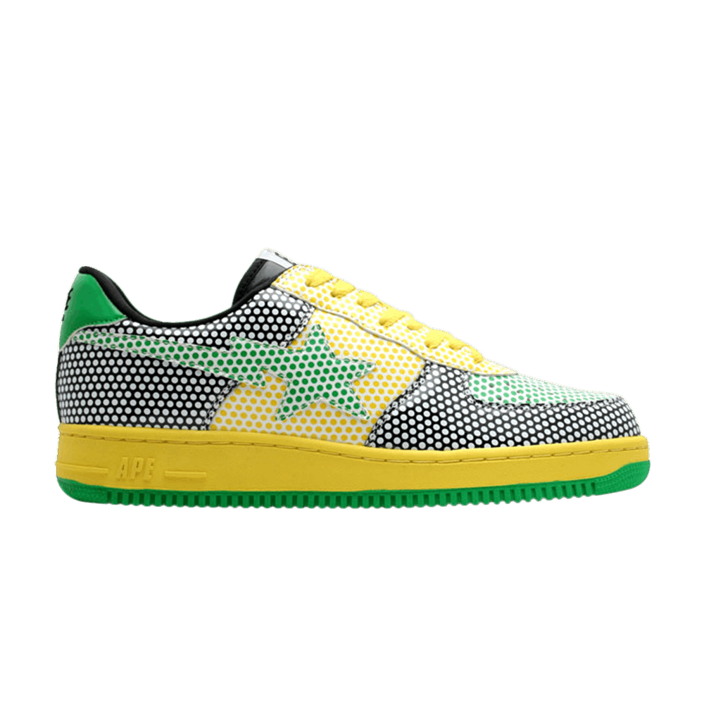 Bapesta FS-001 Low 'Black Yellow Polka Dots' - A Bathing Ape - 821 | GOAT