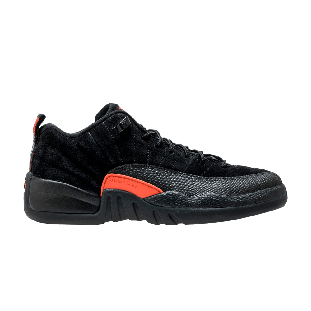 Air Jordan 12 Retro Low BG 'Black Max Orange' - Air Jordan - 308305 003 ...