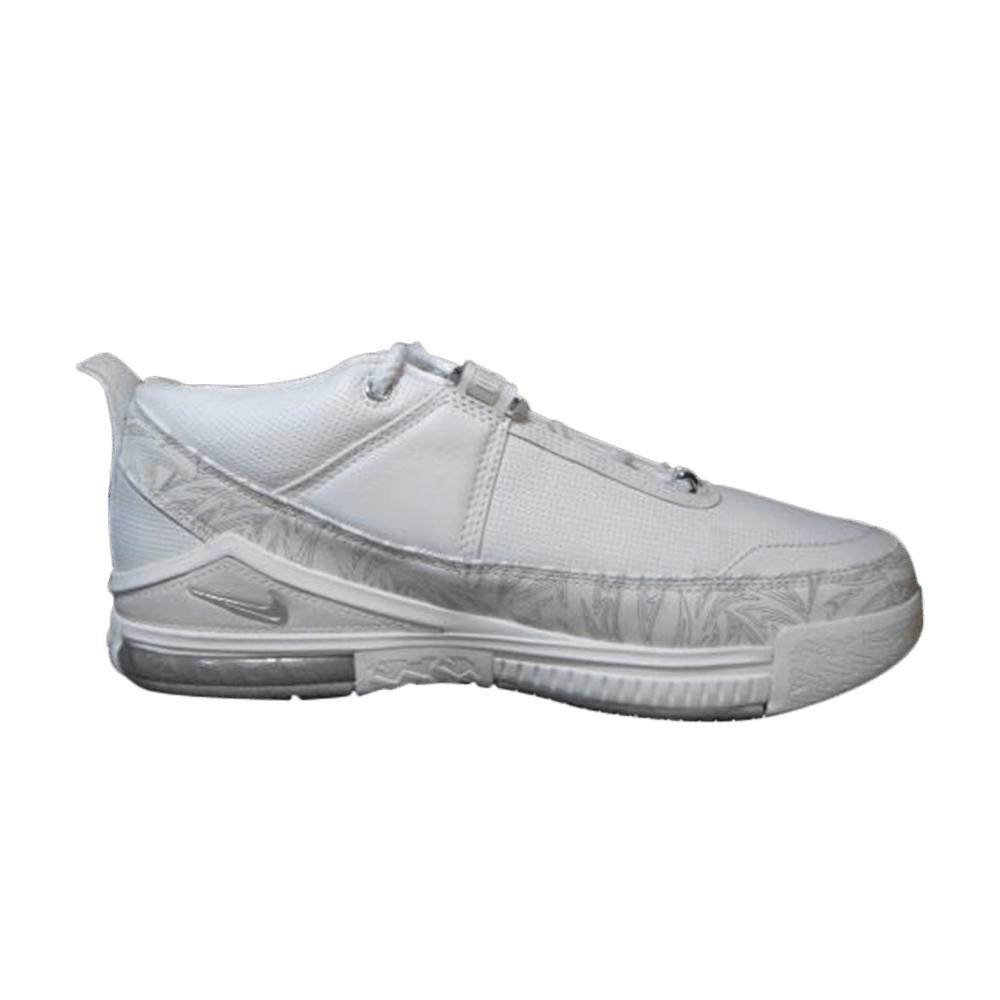 Zoom Lebron 2 Low 'White Metallic Silver' - Nike - 310845 111 | GOAT