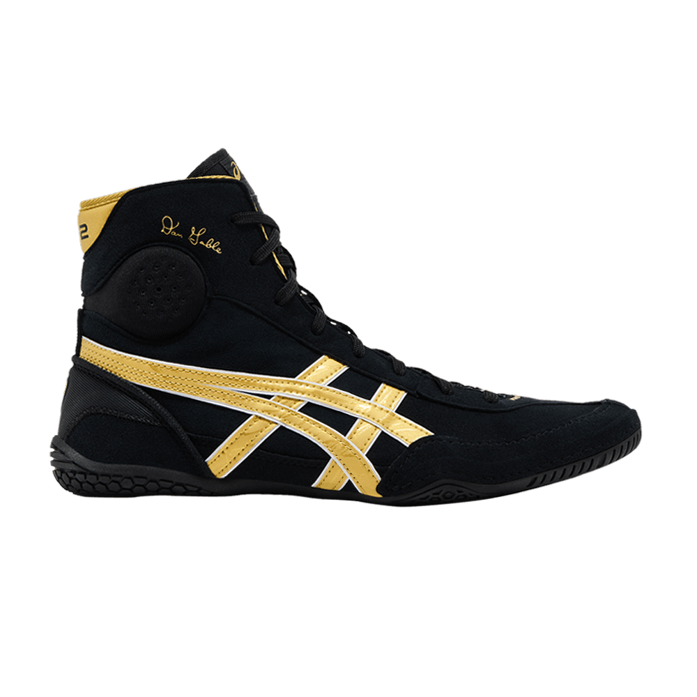 Buy Asics Dan Gable Evo 3 'Black Pure Gold' - 1081A052 002 | GOAT