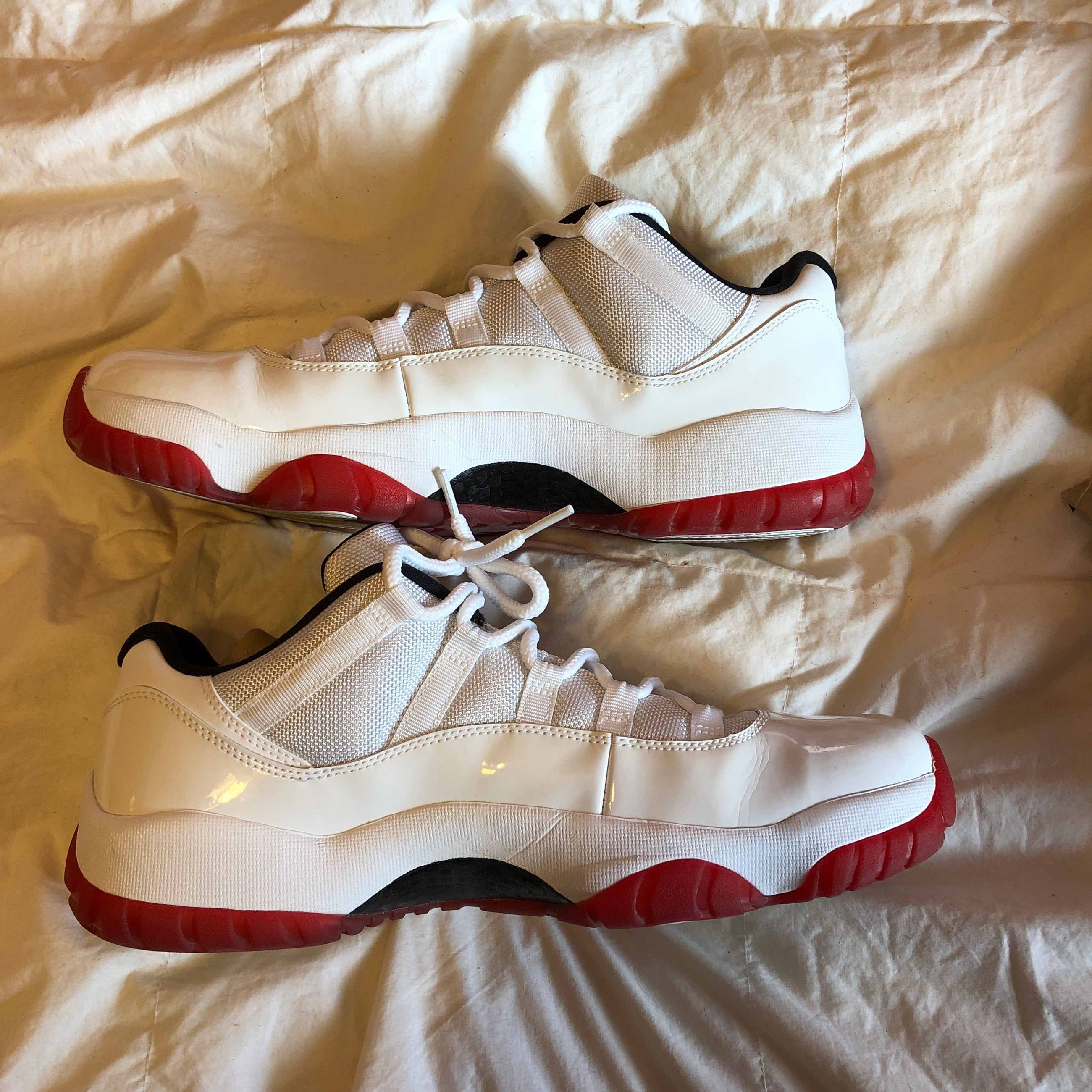 Air Jordan 11 Retro Low 'Cherry Bottom' - Air Jordan - 528895 101 | GOAT