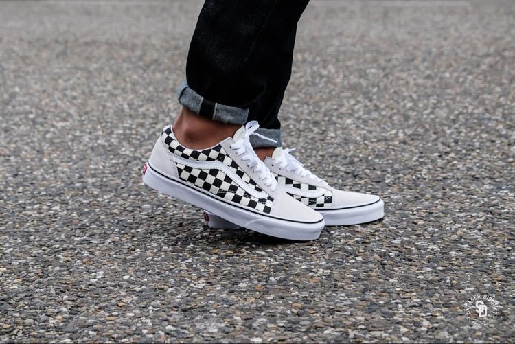 Old Skool 'Checkerboard' - Vans - VN0A38G127K | GOAT