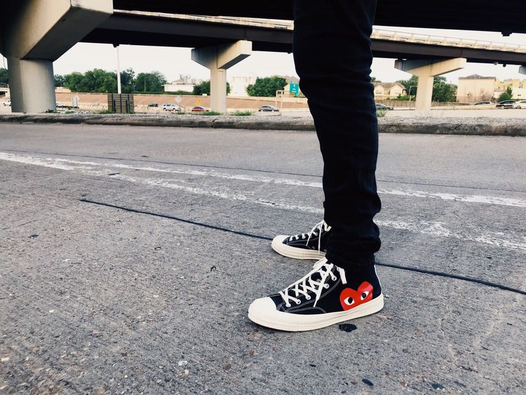 Comme des Garçons x Chuck Taylor All Star Hi 'Play' - Converse ...