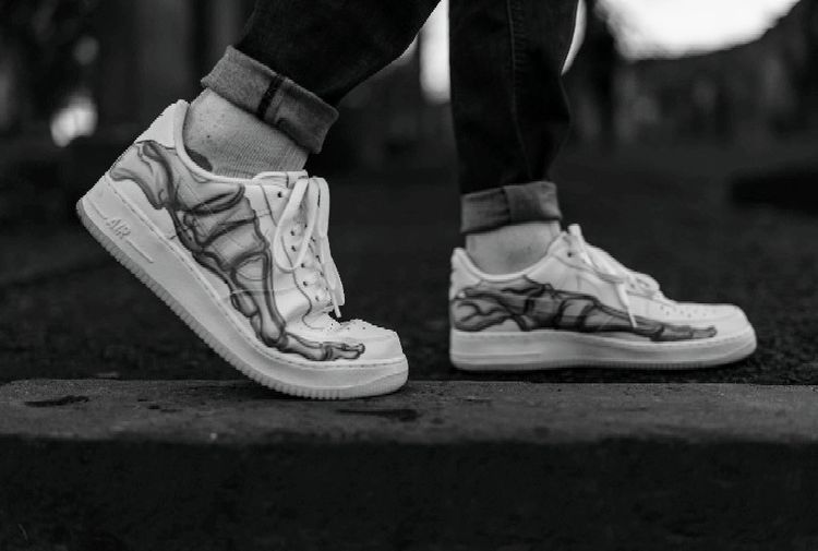 Air Force 1 Low QS 'Skeleton' - Nike - BQ7541 100 | GOAT