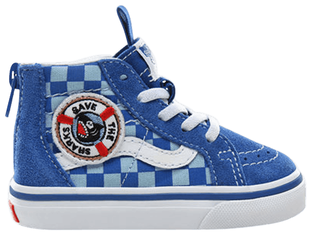 Shark Week x Sk8-Hi Zip Toddler 'Shark Week' - Vans - VN0A4BV1V3V | GOAT