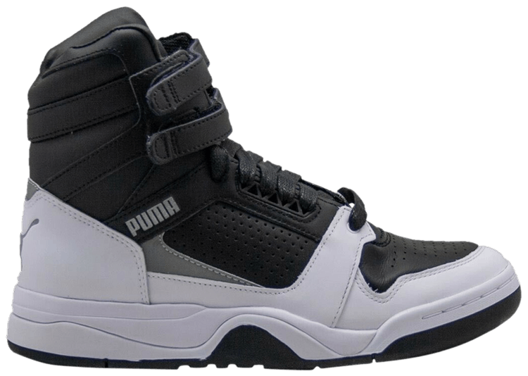 Palace Guard Mid Moto-X 'Black Silver' - Puma - 370594 01 | GOAT