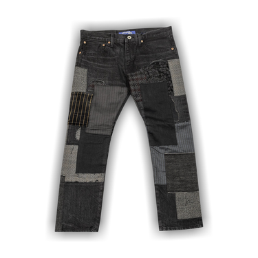 Buy Junya Watanabe Patchwork Denim Trouser 'Black' - WH P018 Buy Junya Watanabe Patchwork Denim Trouser 'Black' - WH P018